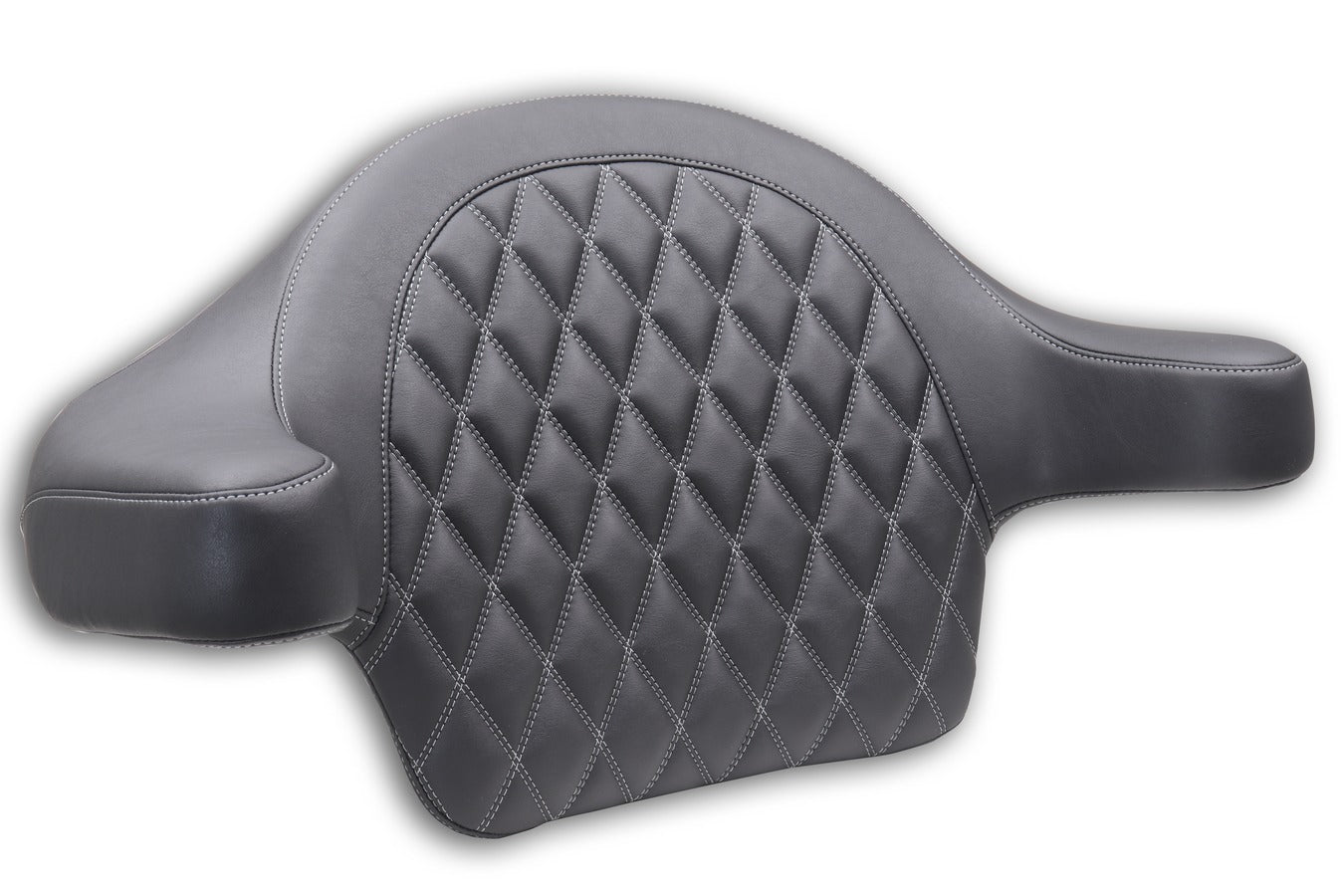 Double Diamond Extended Arm Wrap-Around Backrest for Harley-Davidson F