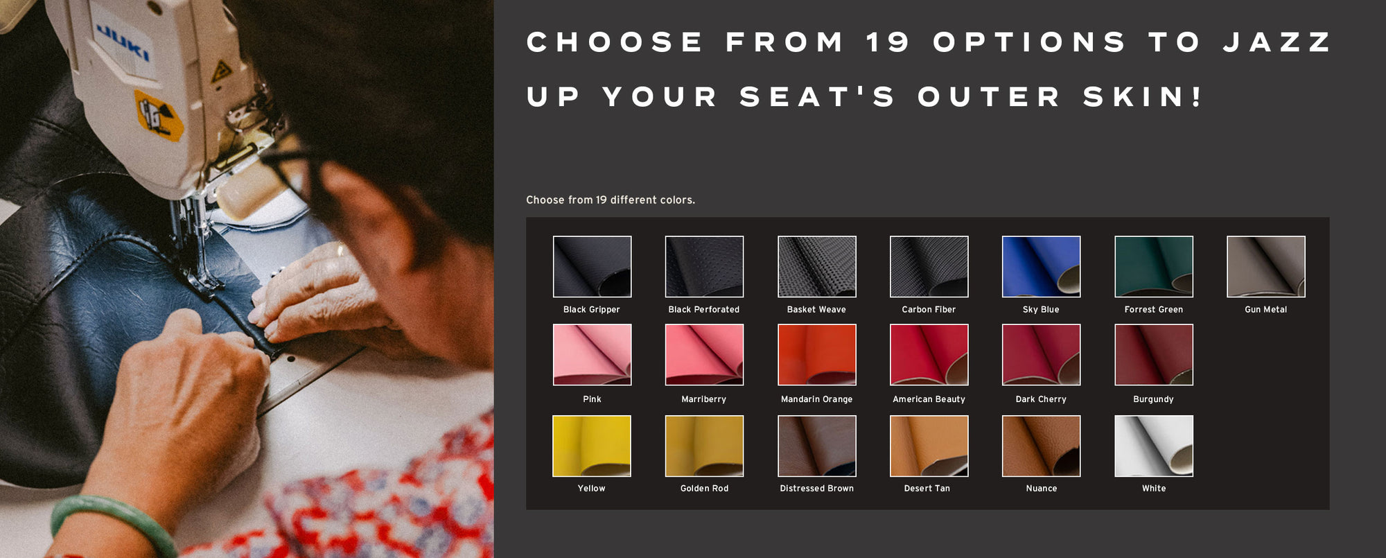 Custom Motorcycle Seats | Over 1,500 Combinations by Mustang Seats