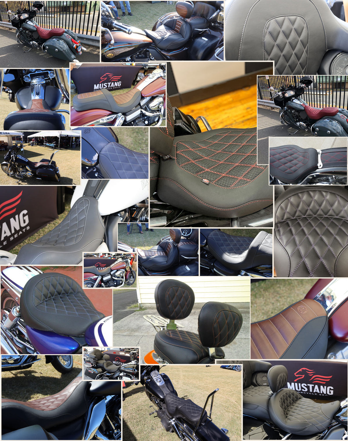 Custom Motorcycle Seats | Over 1,500 Combinations by Mustang Seats